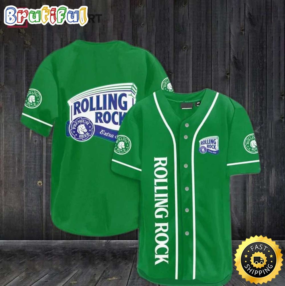 Green Rolling Rock Beer Baseball Jersey - Hot Sale 2026 - Walmart.com