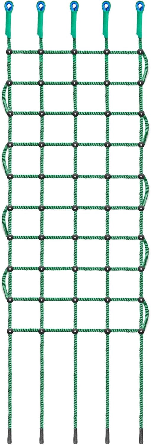 Green Rope Climbing Ladder - Indoor Climbing Net, Outdoor Cargo Webbing ...