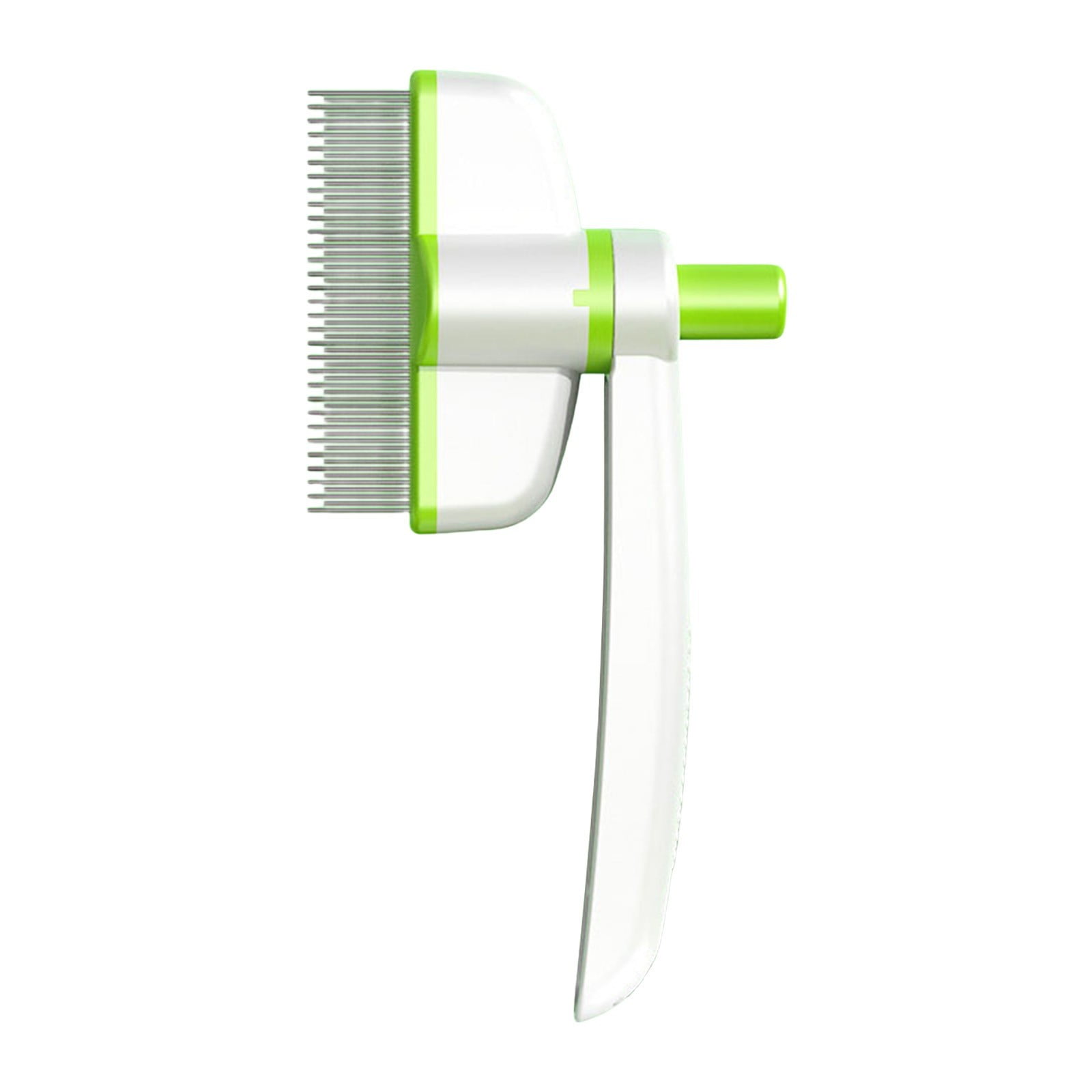 Green Rotating Pet Hair Removal Comb Self-Cleaning Brush 360 Degree ...