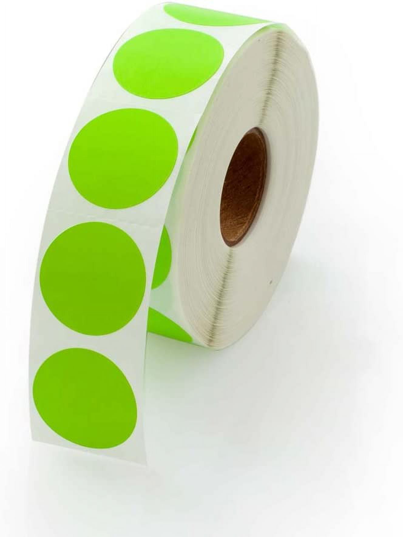 Green Round Color Coding Inventory Labeling Dot Labels / Stickers - 1 ...