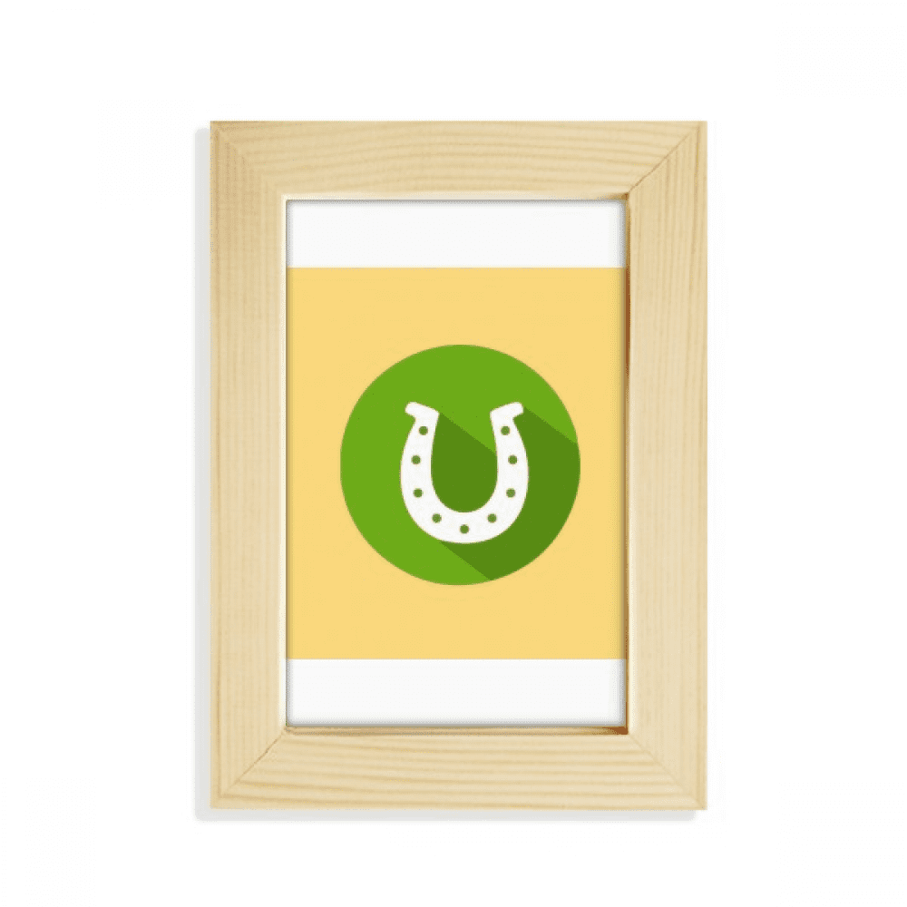 Green Round Horseshoe Logo Festival Desktop Display Photo Frame Picture ...