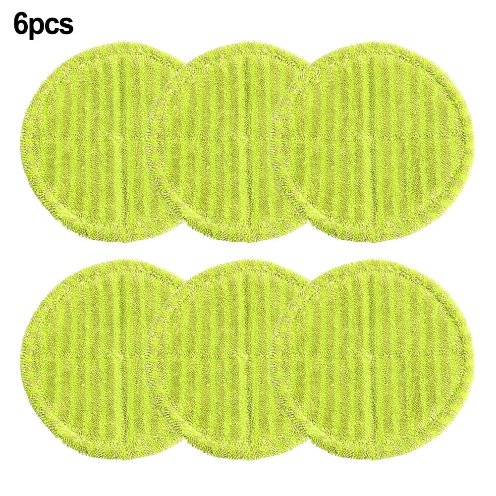 Green Round Mopping Cloth for 16cm Electric Mop - 6/12 Pack Replacement ...