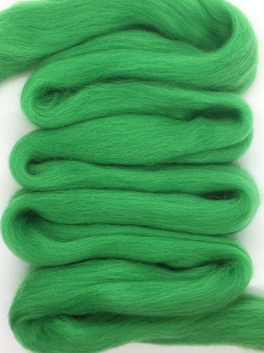 Green Roving 100% Australian Merino Top Fiber for Spinning Felting ...