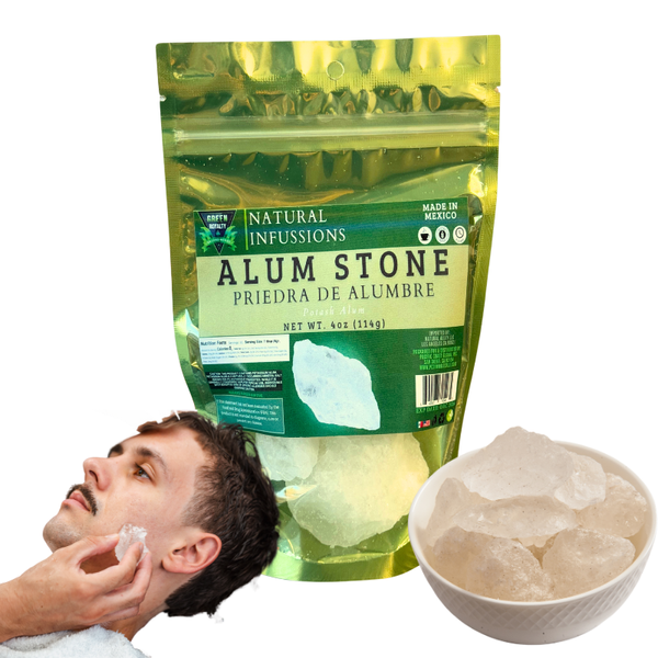 Green Royalty Alum Stone 4 oz Crystal for Skin Care and Healing ...