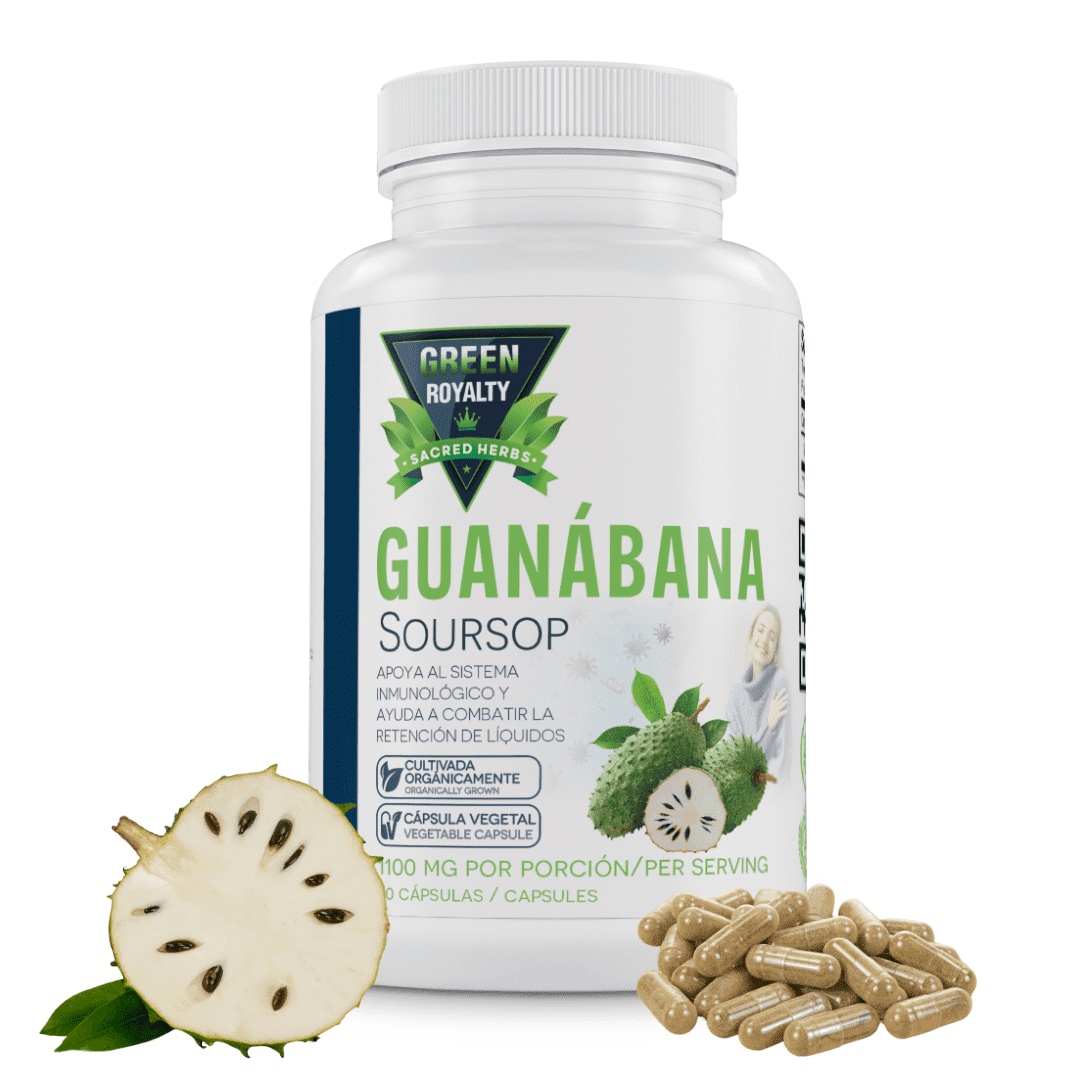 Green Royalty Graviola Guanabana (Soursop) Capsules Immune Support 90 ...