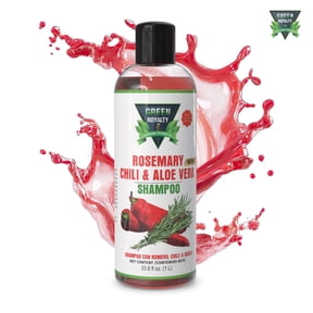 Green Shampoo Bottle