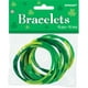 Green Rubber Bracelets (Pack of 16) - Walmart.com