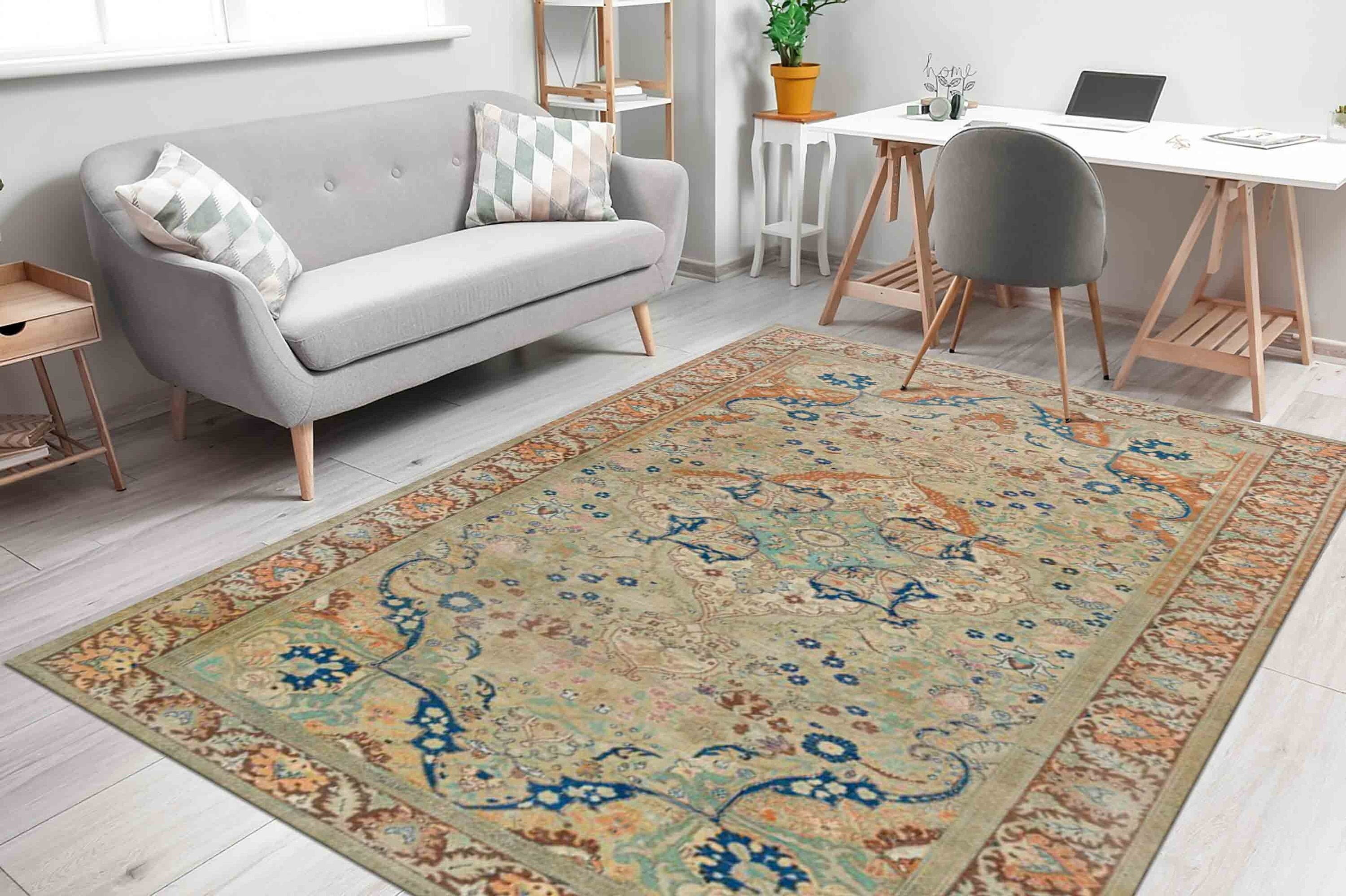 Green Rug, Floral Rugs, Brown Rug, Luxury Rugs, Turkish Rug, Nursery ...