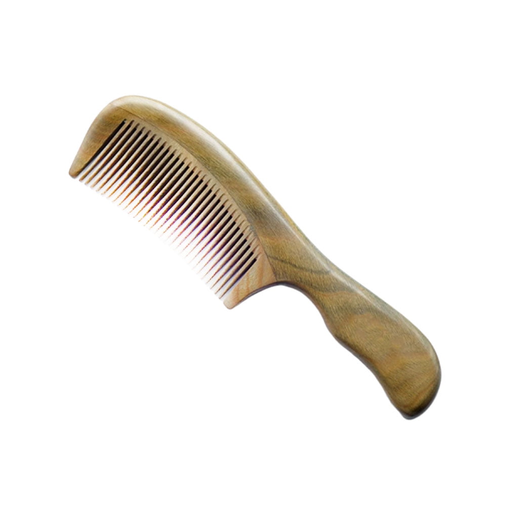 Green Sandalwood Hair Comb Beautiful Durable Comb Scalp Massage Comb ...