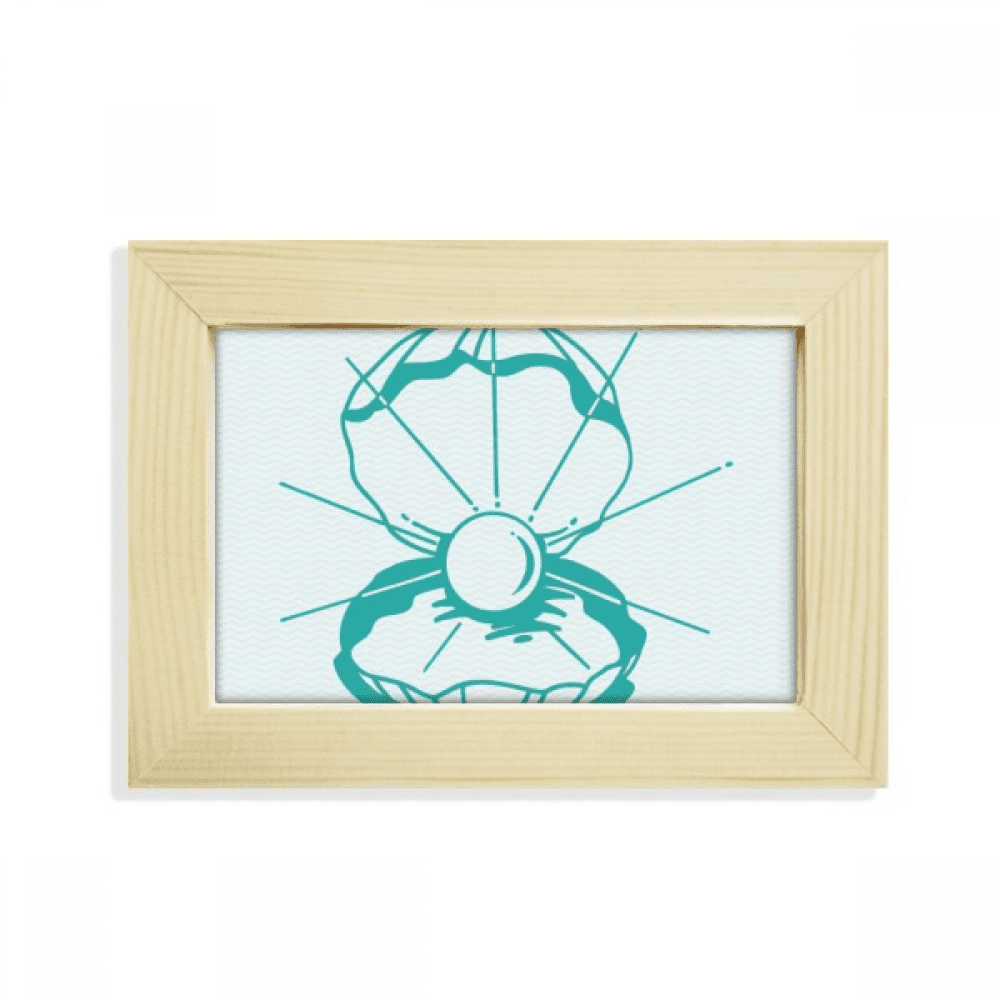 Green Scallop Marine Life Illustration Desktop Decorate Photo Frame ...