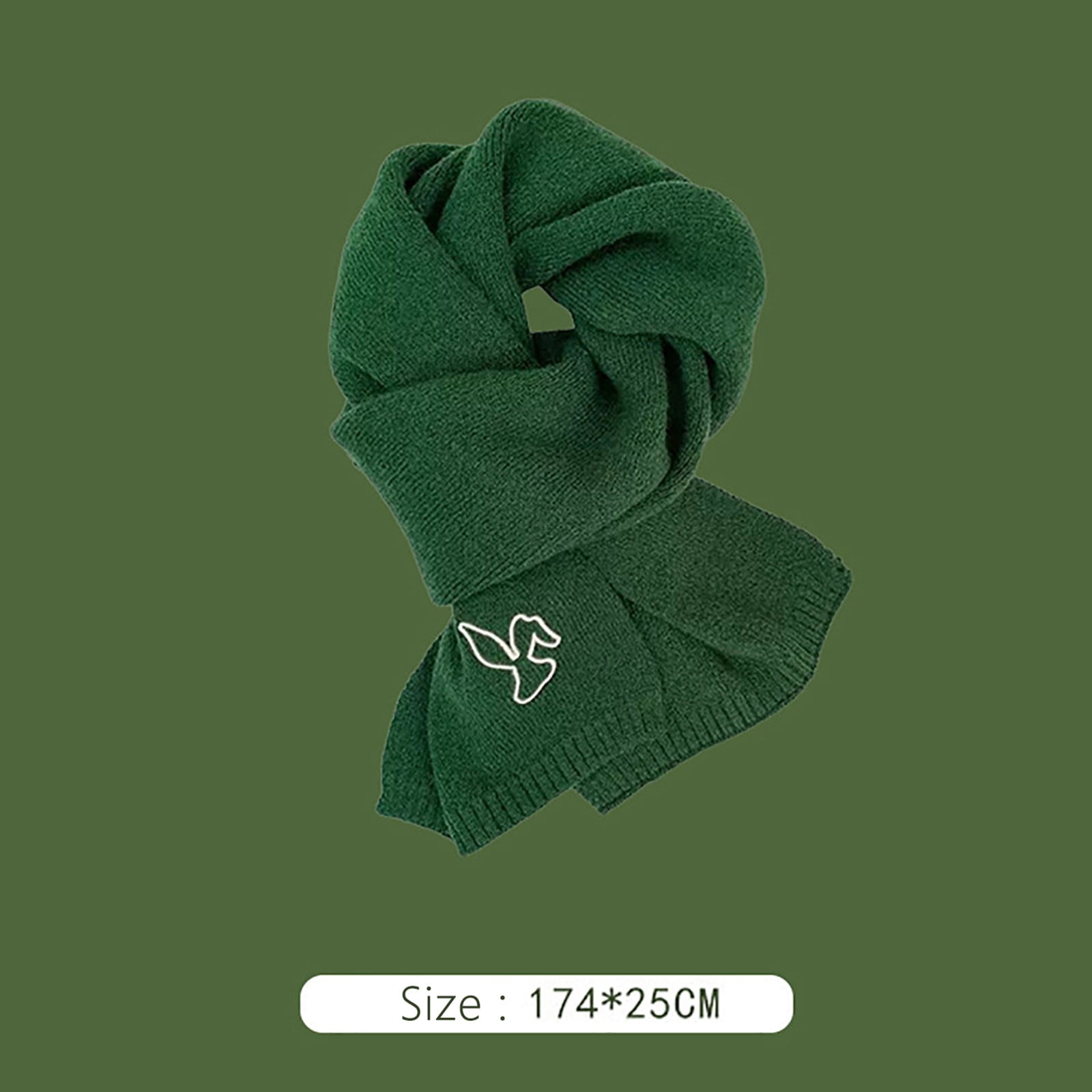 Green Scarf Women's Super Soft Outdoor Fashion Casual Versatile ...