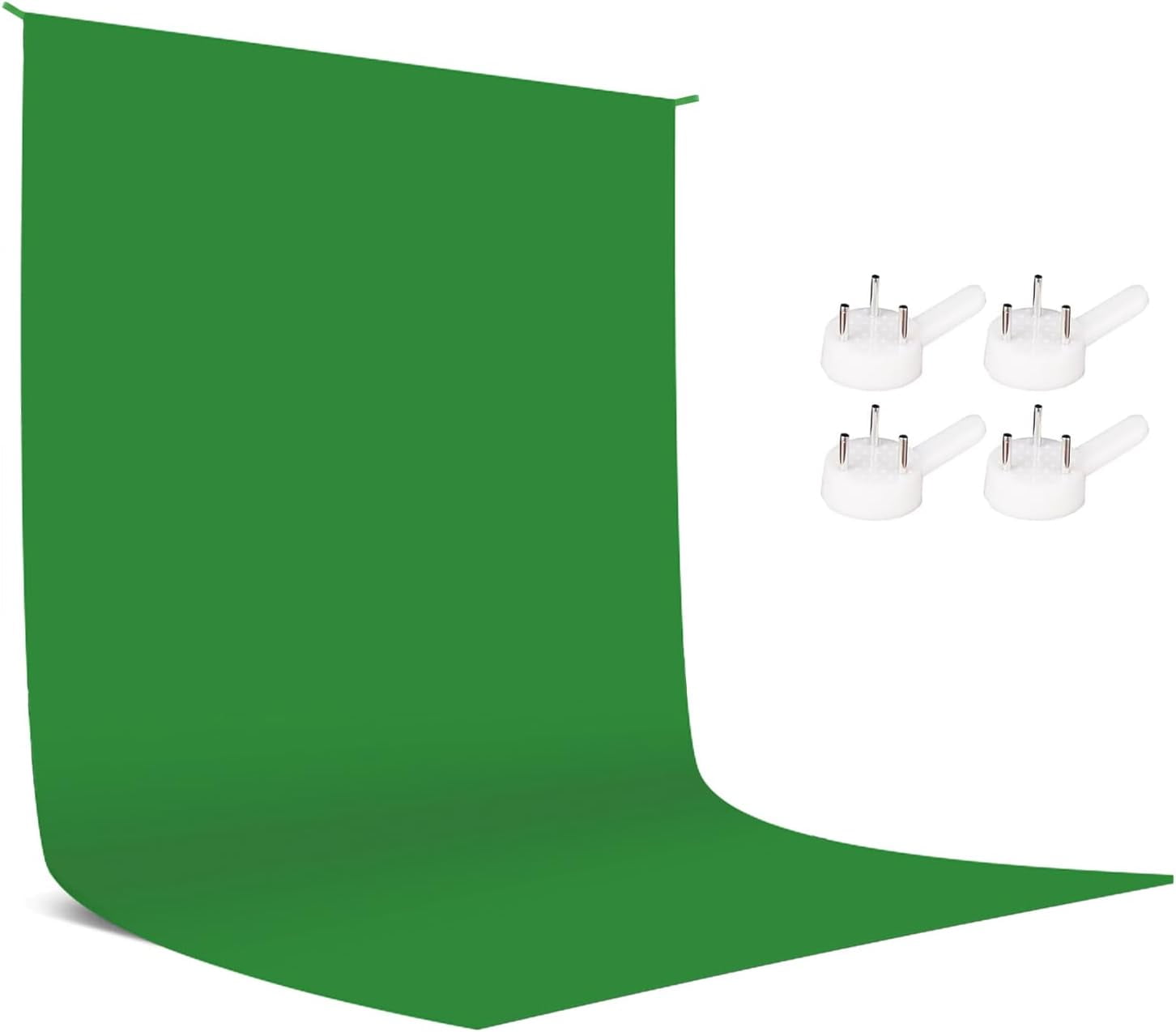 Green Screen 1.5×2m/5x6.5ft, Green Photo Backdrop, Portable Green Backdrop for Photography ...