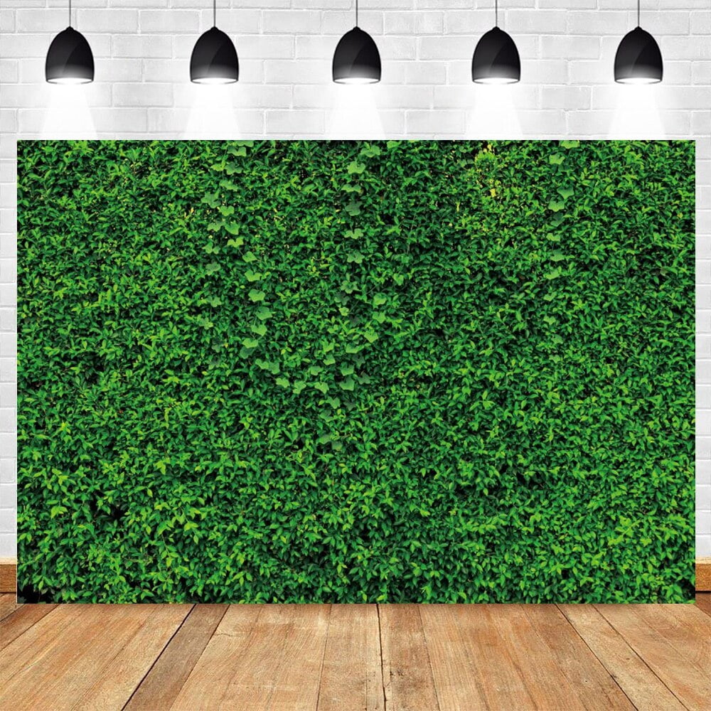 Green Screen Grass Leaves Photocall Backdrop Wedding Bride Baby ...