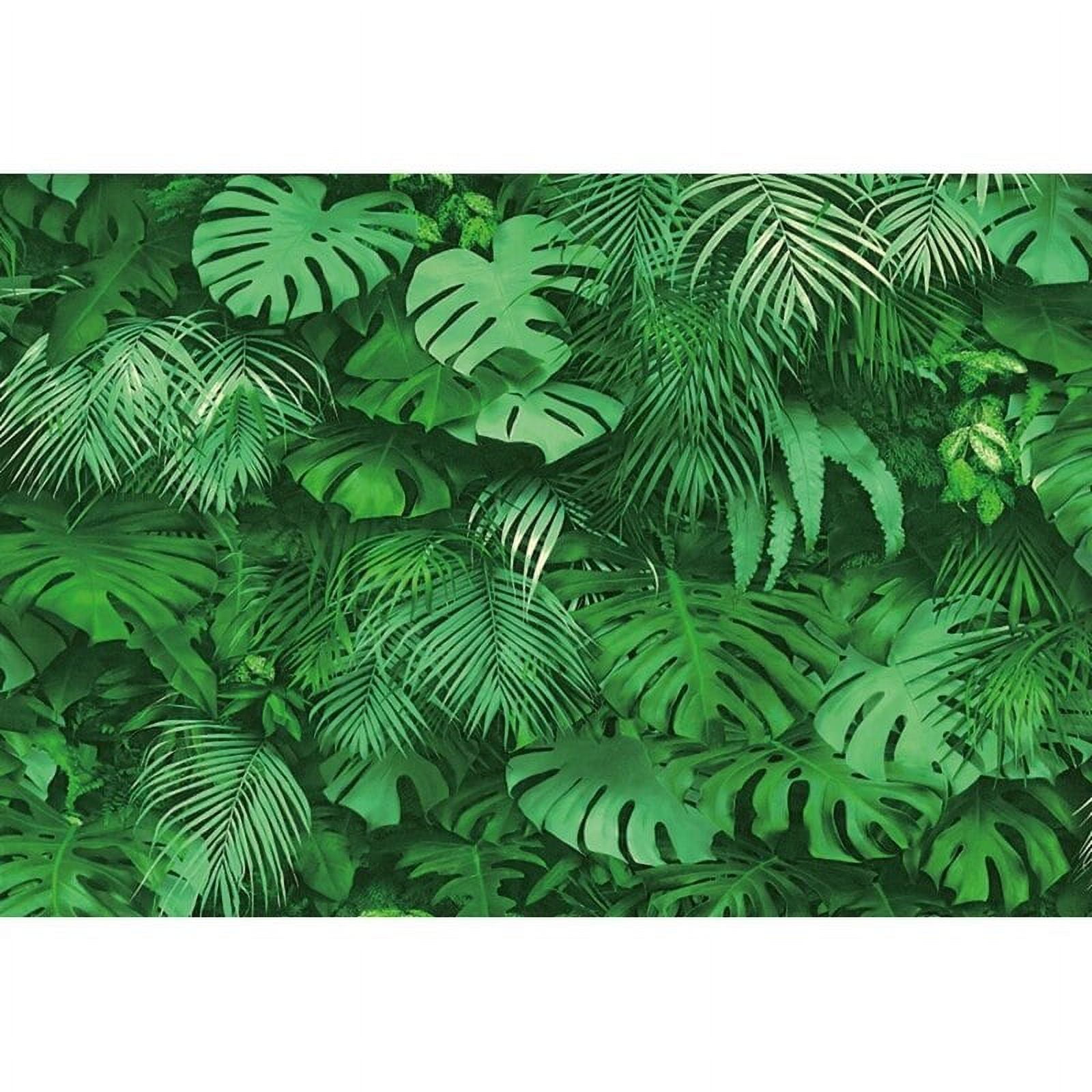 Green Screen Leaves Wedding Photocall Backdrop Tropical Jungle Floral ...