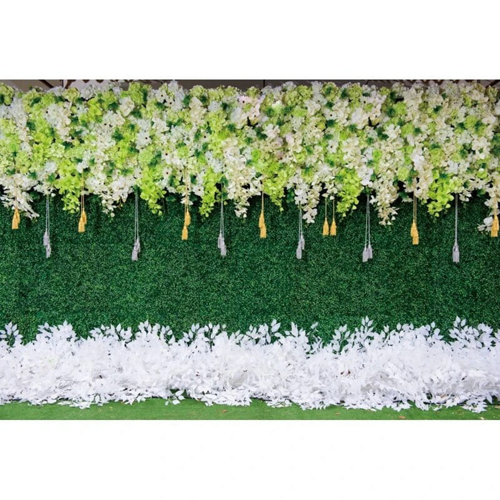 Green Screen Leaves Wedding Photocall Backdrop Tropical Jungle Floral ...