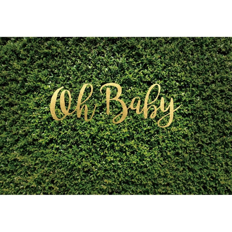 Green Screen Leaves Wedding Photocall Backdrop Tropical Jungle Floral ...
