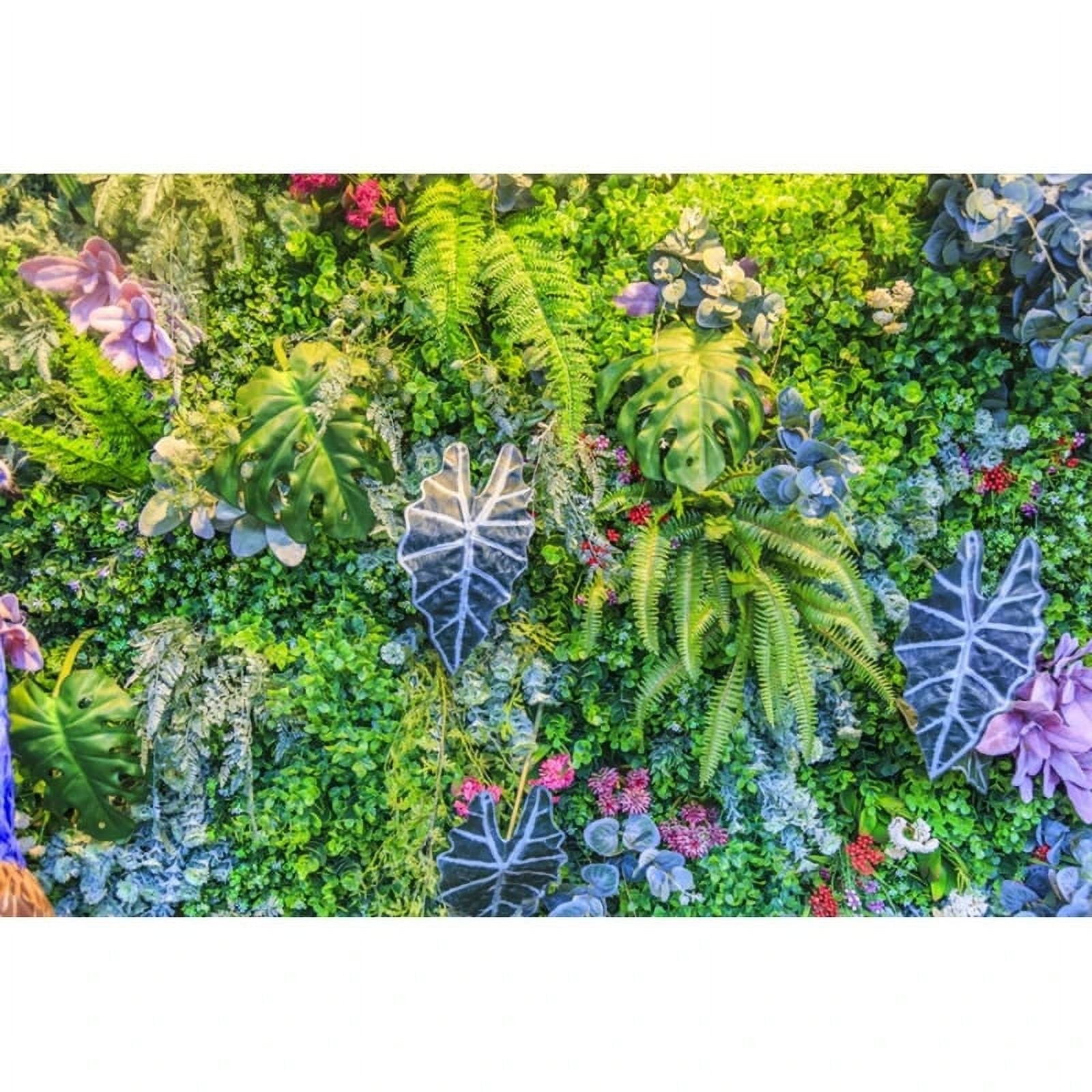 Green Screen Leaves Wedding Photocall Backdrop Tropical Jungle Floral ...