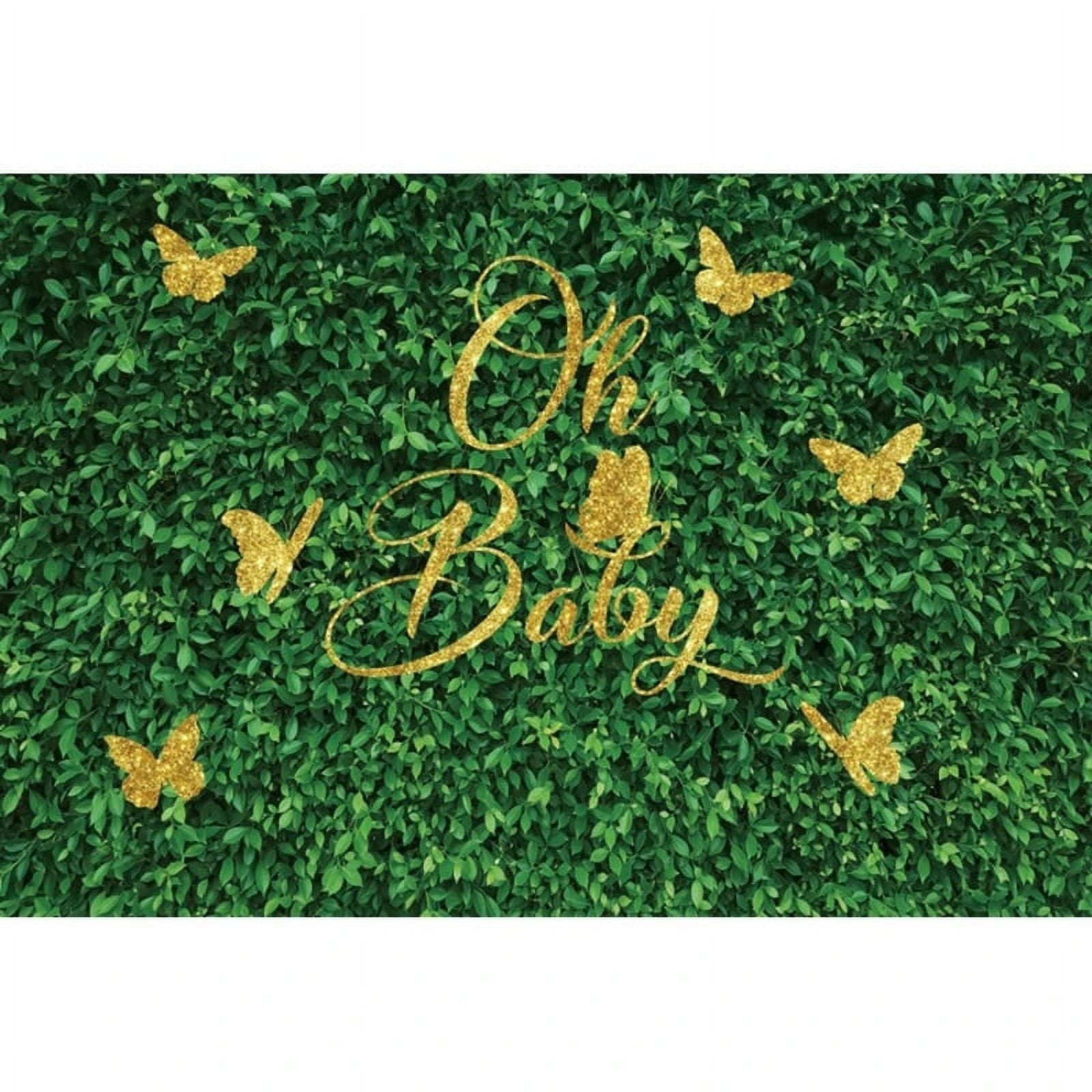 Green Screen Leaves Wedding Photocall Backdrop Tropical Jungle Floral ...