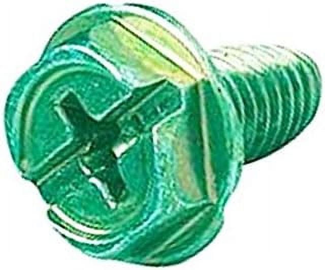 Green Screws Hex 100 Pack Thread Forming Hex Ground Wire Attachment ...