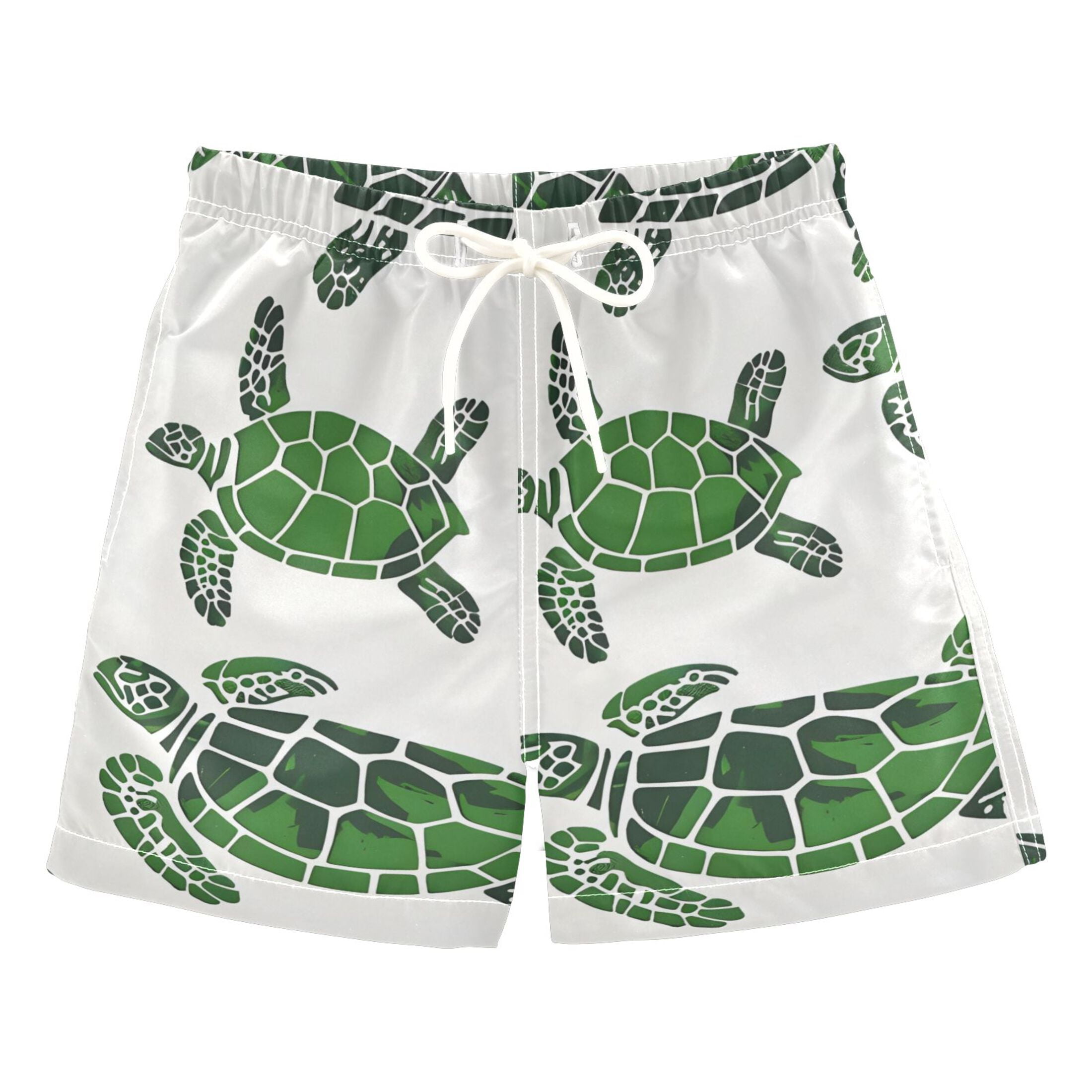 Green Sea Turtles Boys' Swim Trunks Board Shorts Beach Pants Bathing ...
