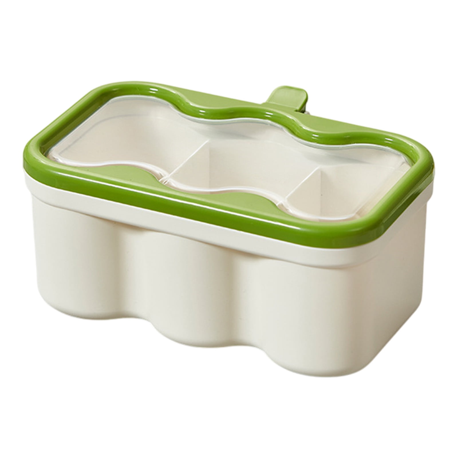 Green Seasoning Jar Standing Lid Spice Container Kitchen Storage Box ...