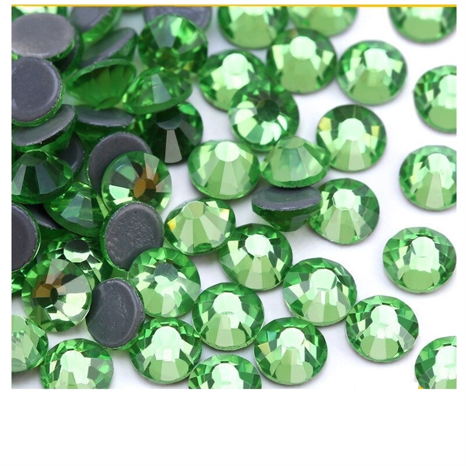 Green Series Color Better DMC Hot Fix Rhinestones Glass Strass Hotfix ...