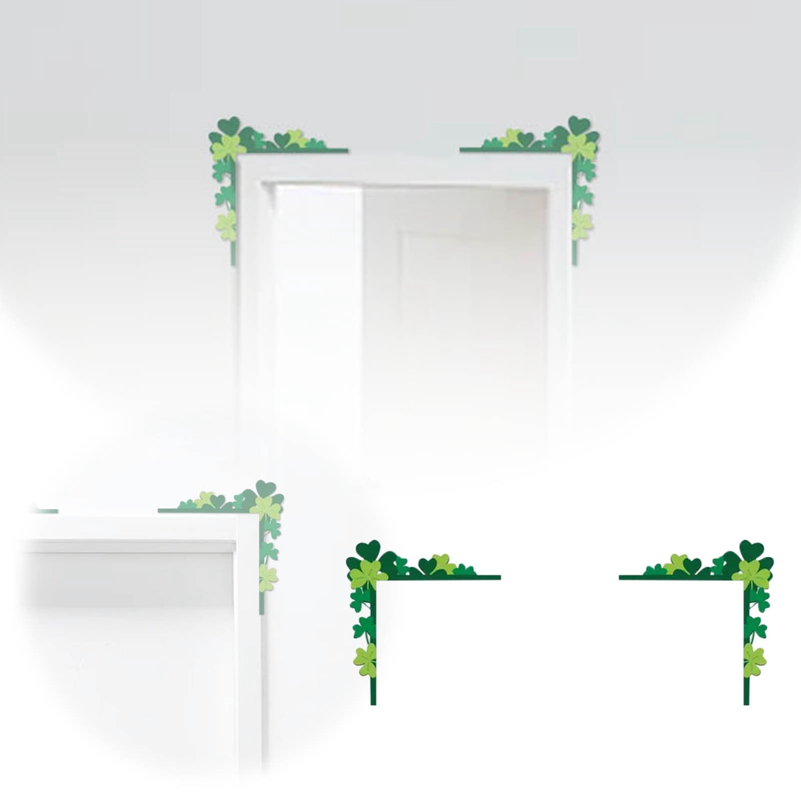 Green Shamrock Door Frame Decoration St. Patrick's Day Decorations ...
