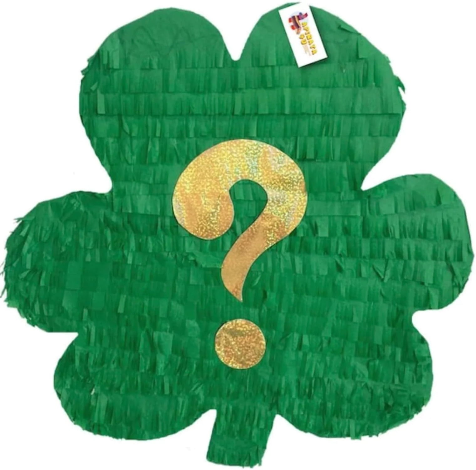 Green Shamrock Pinata Gold Question Mark St Patricks Day Gender Reveal ...