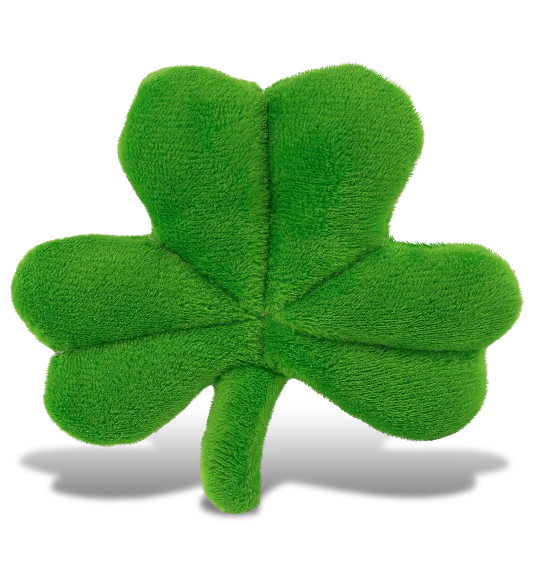 Green Shamrock Plush - Cute Good Luck Charm Decorative Ornament For ...