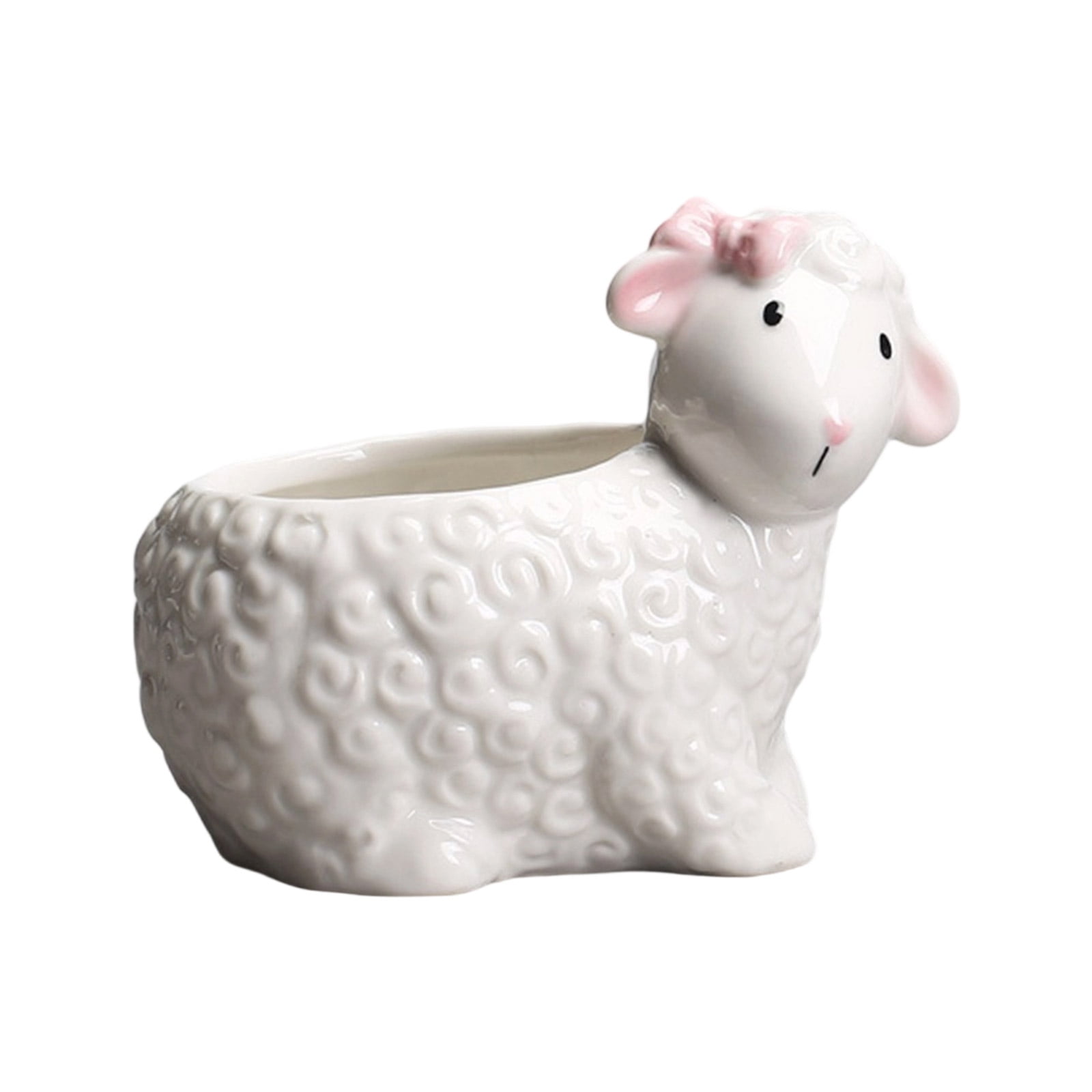 Green Sheep Plan Plant Container Artisanal Ceramic Substance Excellent ...