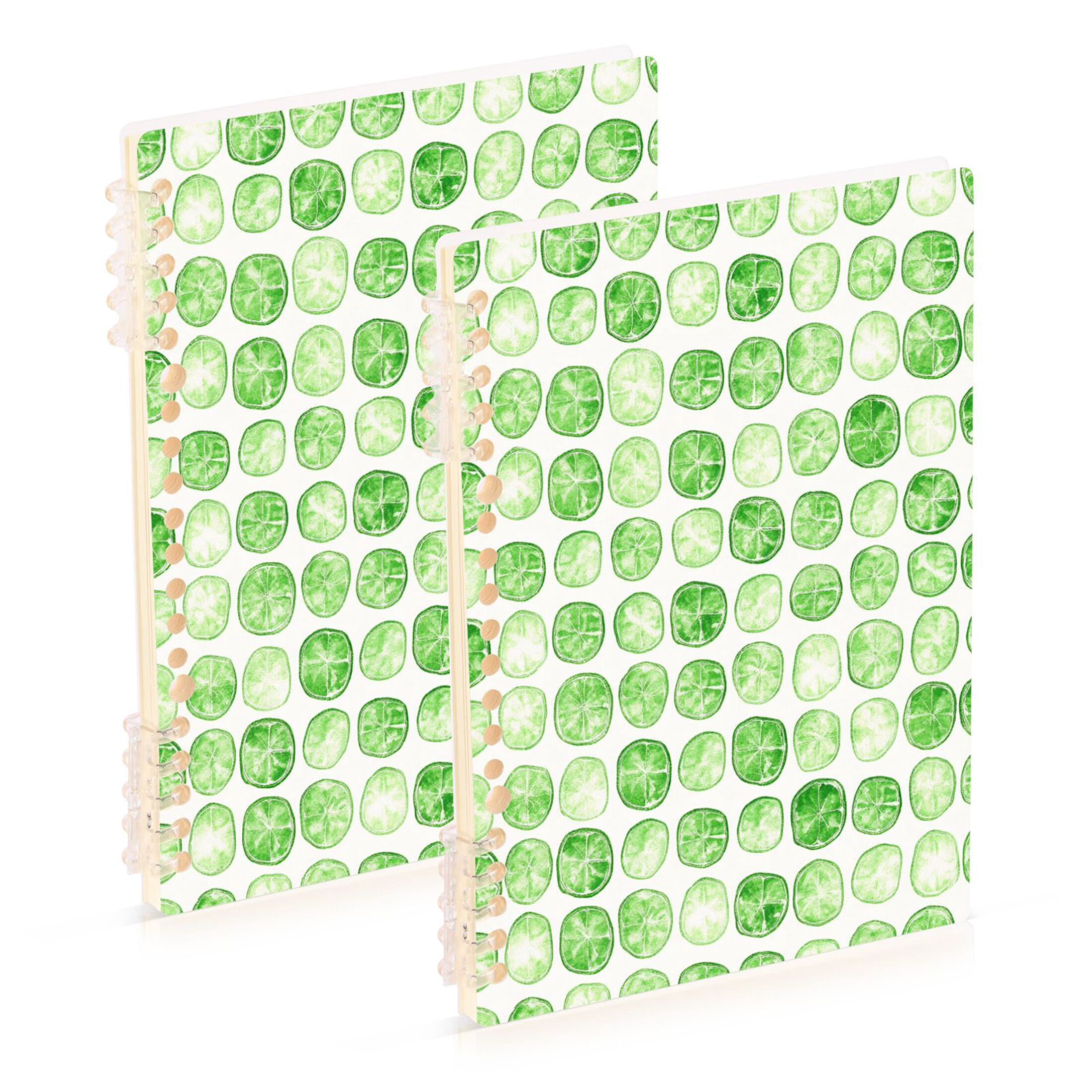 Green Simple Watercolor Painting Lined Spiral Journal Notebook 60 Pages ...