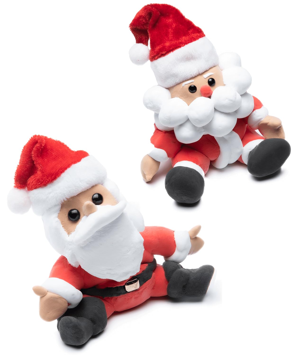 Green Sky Let's Build a Santa Claus - DIY Clay Christmas Stocking ...