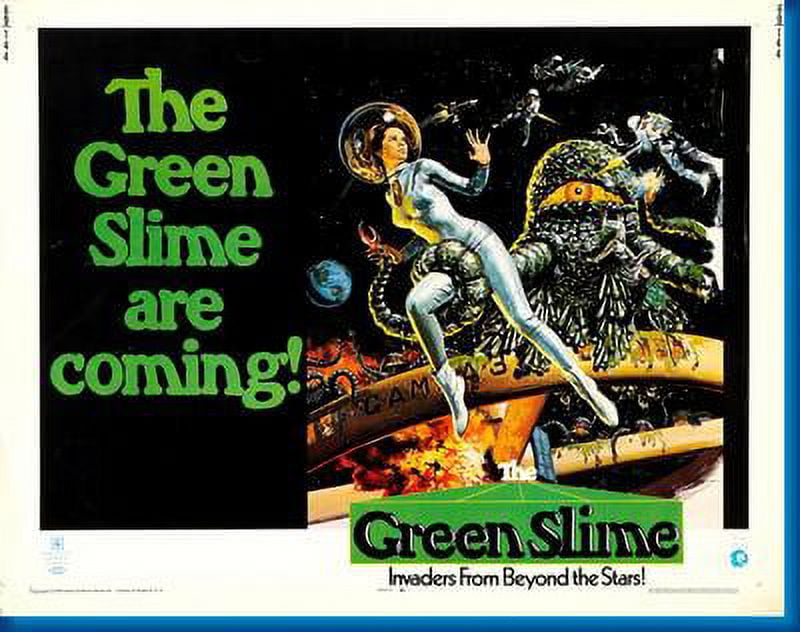 Green Slime Movie Poster Art Poster 24x36 Unframed, Age: Adults ...