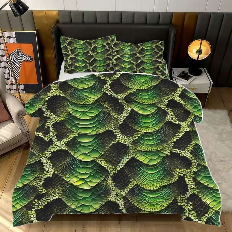 green snake scales pattern