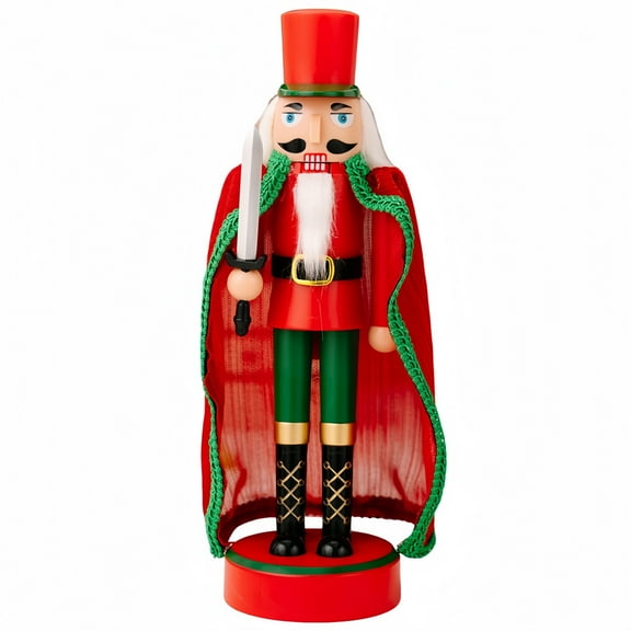 Fraser Hill Farm Indoor/Outdoor Christmas 5-ft. Nutcracker with 15 ...
