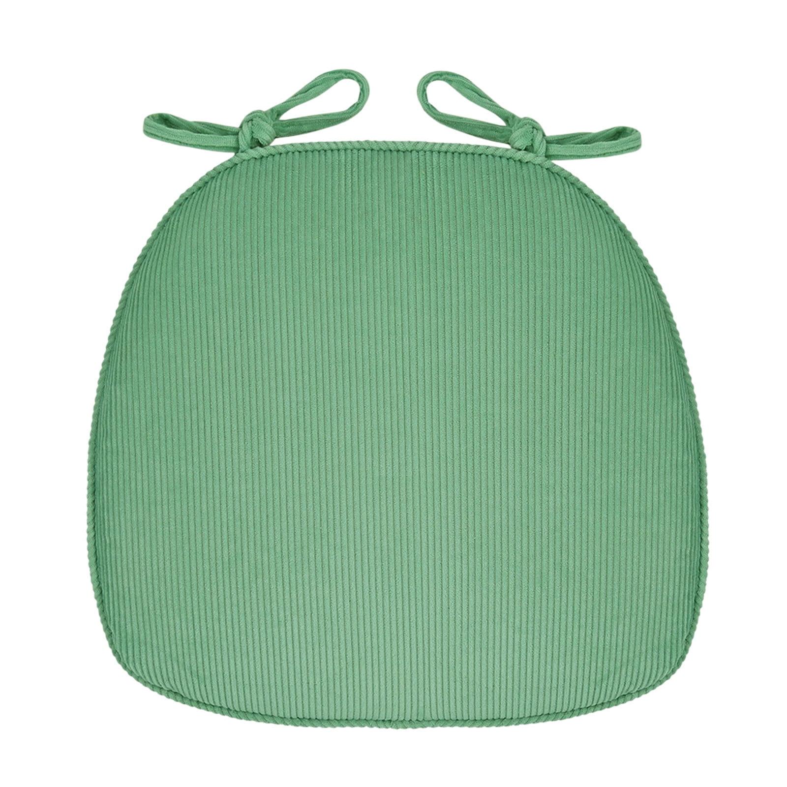 Green Solid Color Corduroy Chair Cushion Thickened Office Sedentary ...