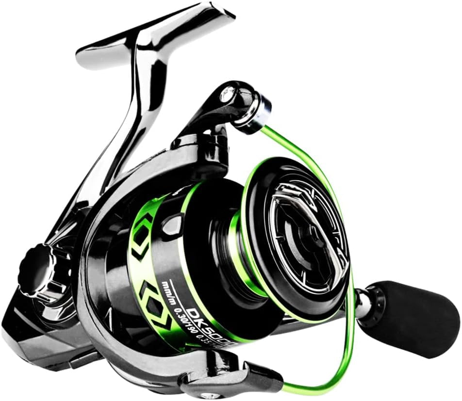 Green Spinning Fishing Reels, 2000 3000 4000 5000 Ultra Light Smooth ...