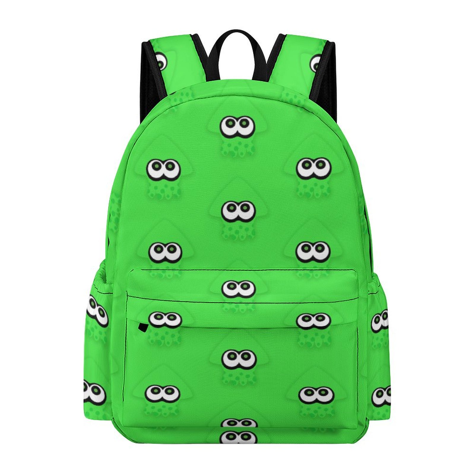 Green Splatoon Squid Schoolbag Backpack Daypack Student Satchel Bookbag ...