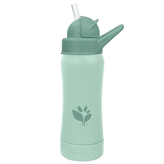 Green Sprouts Sage Sprout Ware Straw Bottle 10 oz. - Walmart.com