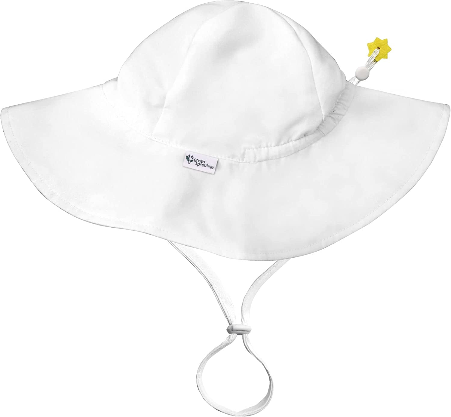 Green Sprouts - Upf50+ Eco Brim Hat, White - Walmart.com