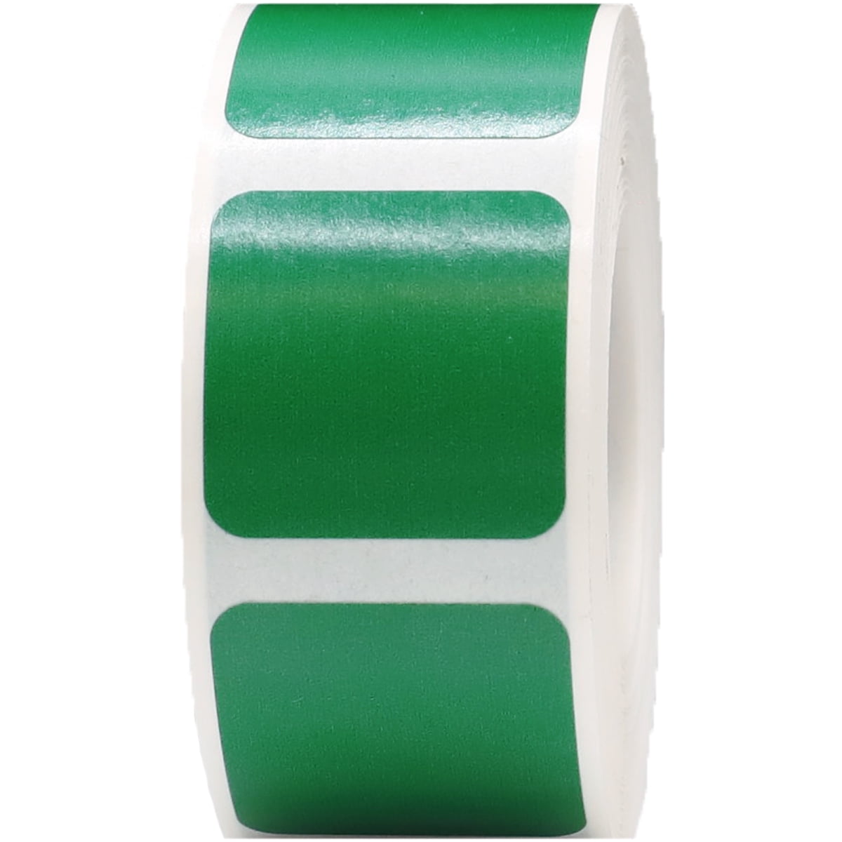 Green Square Stickers | 1" Inch Square | 500 Pack - Walmart.com