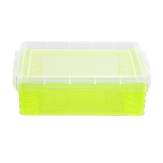 Simply Tidy Green Stacking Crayon Box - Small Art Holder Bin Case for ...