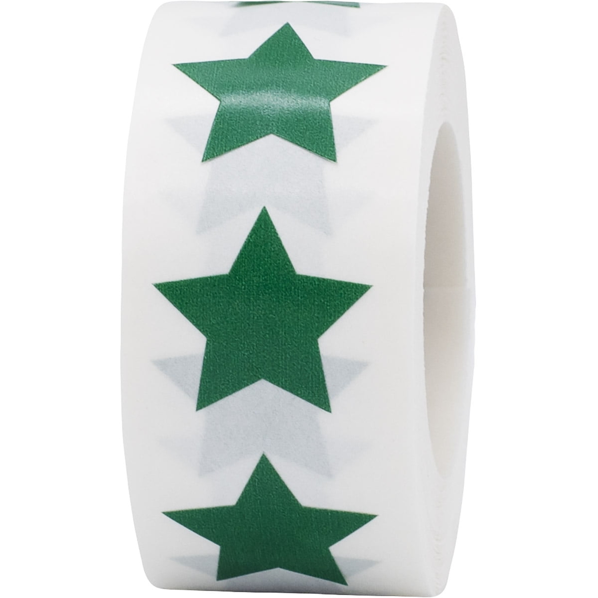 Green Star Stickers | 0.75" Inch Wide | 500 Pack - Walmart.com