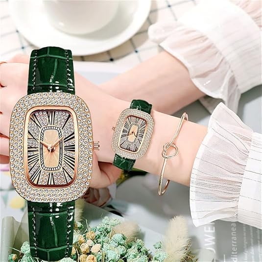 "Green Starry Sky Ladies' Watch: Enchanting Elegance with Celestial ...