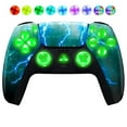 Green Storm Silent Modz LED Light Up Button Wireless Custom Controller ...