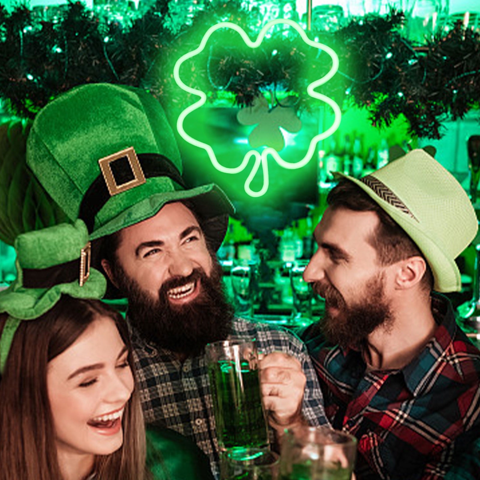 Green String Lights, Green Lights, St Patricks Day Decorations, Irish ...