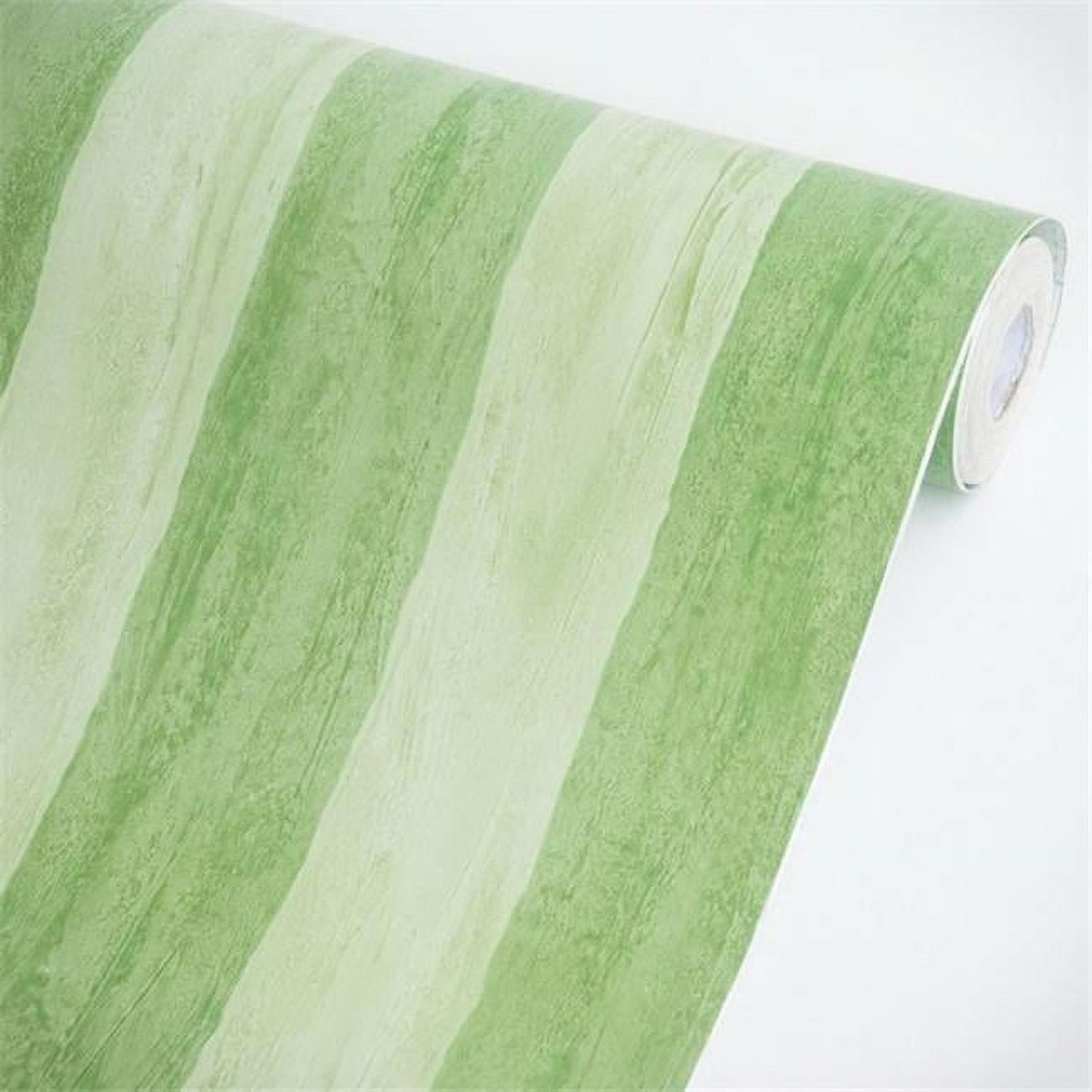Green Stripe - Self-Adhesive Wallpaper Home Decor Roll Multicolor ...