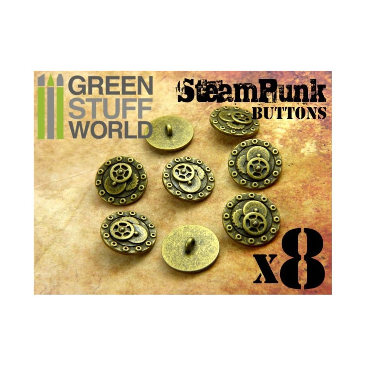 Green Stuff World Bolts & Gears - Antique Gold New - Walmart.com