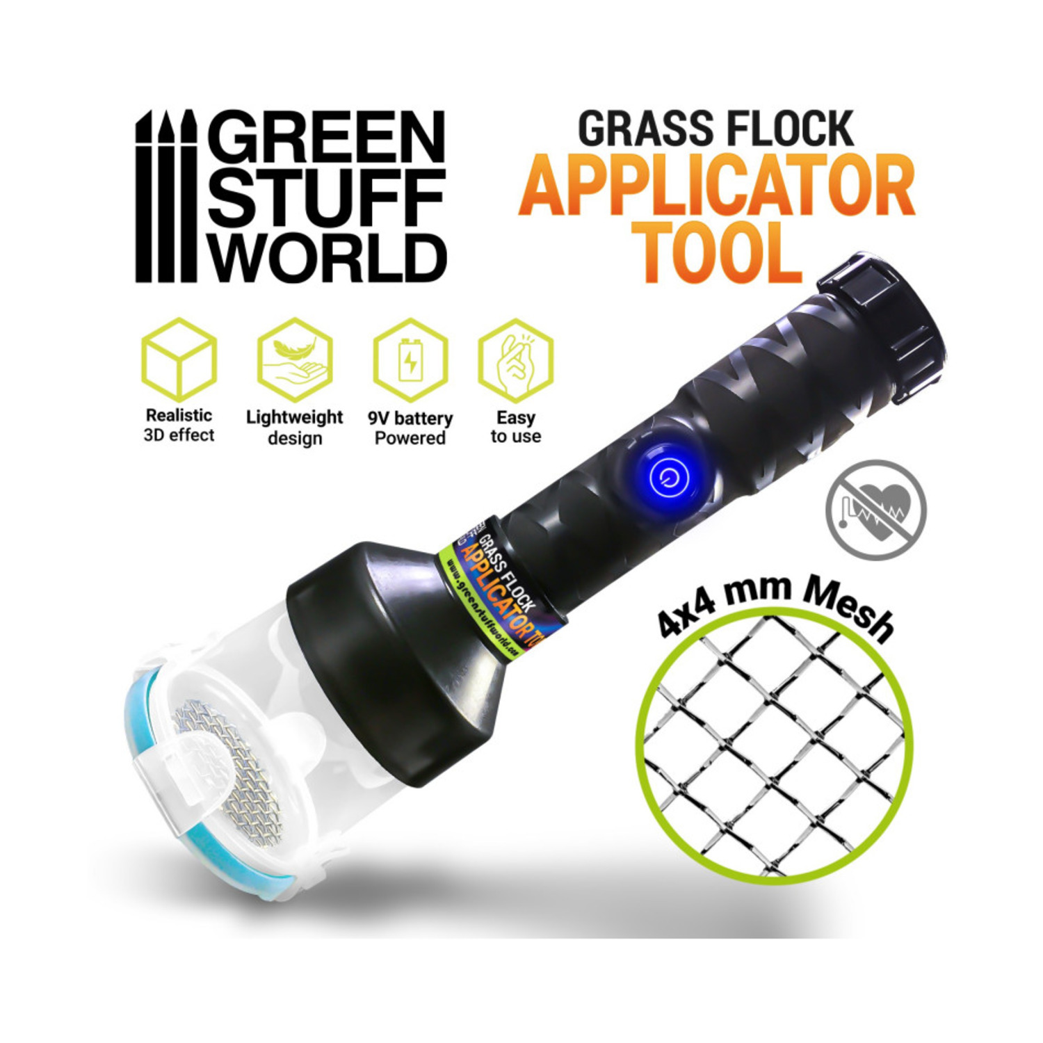 Green Stuff World Grass Flock Applicator Tool New - Walmart.com