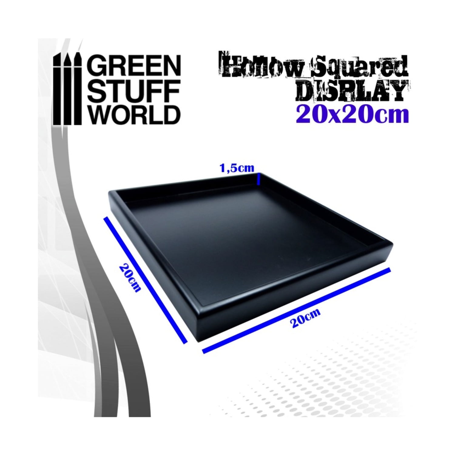 Green Stuff World Hollow Squared Display - 20x20cm New - Walmart.com